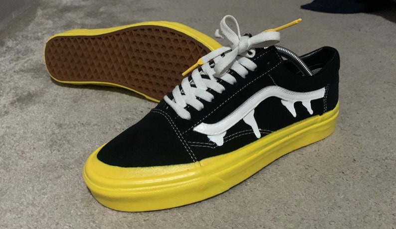 Custom Drip Vans YELLOW DIP - Etsy