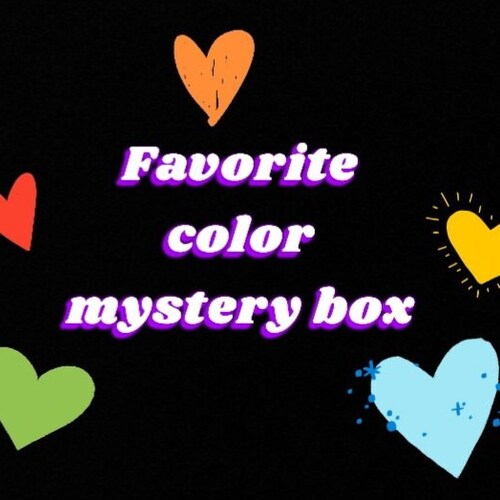 Favorite Color Mystery Box/ Mystery Bags/cute/ Trending - Etsy