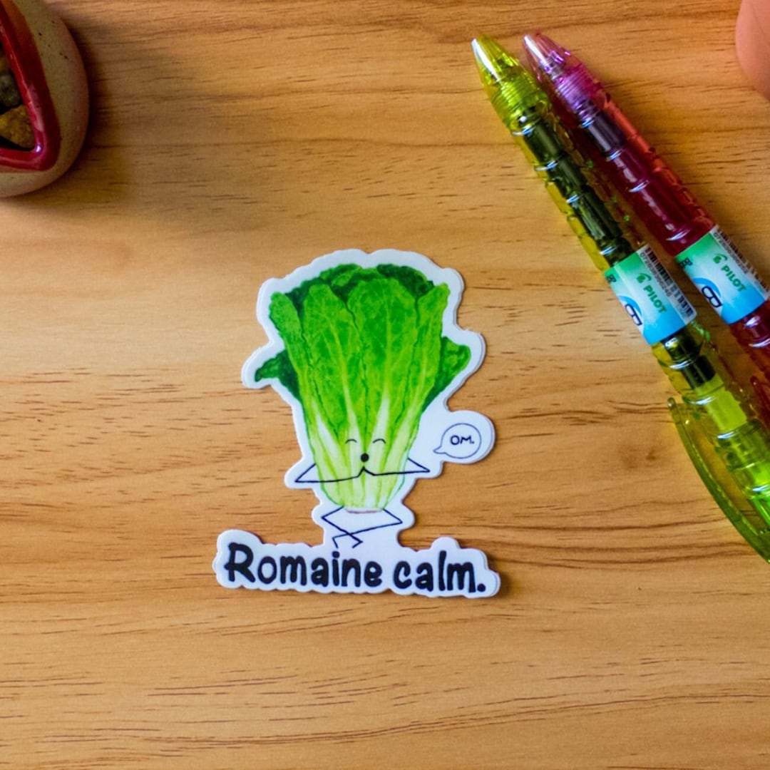 Funny Food Pun Decals, Cute Pun Stickers, Punny Food Stickers, Egg ...