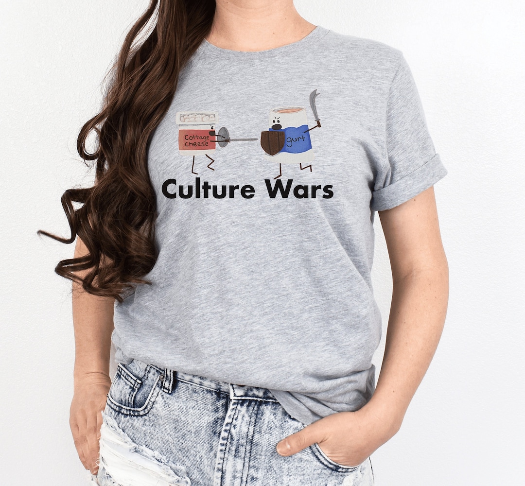 Culture Wars Pun Shirt, Mens Punny Shirt, Womens Dairy Pun T Shirt, Foodie Gift Idea, Clever ...