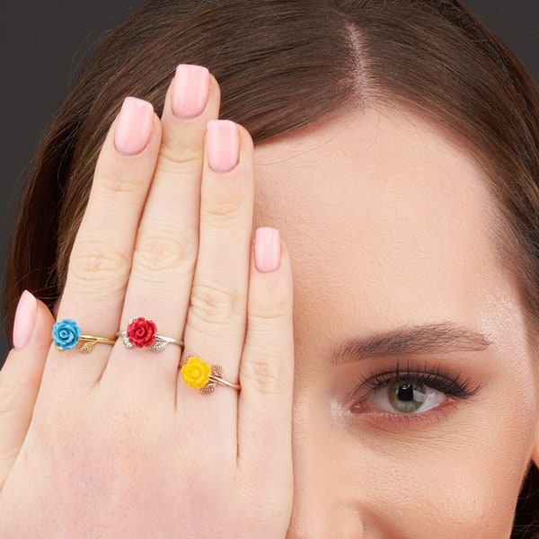 Red Rose Ring - Etsy