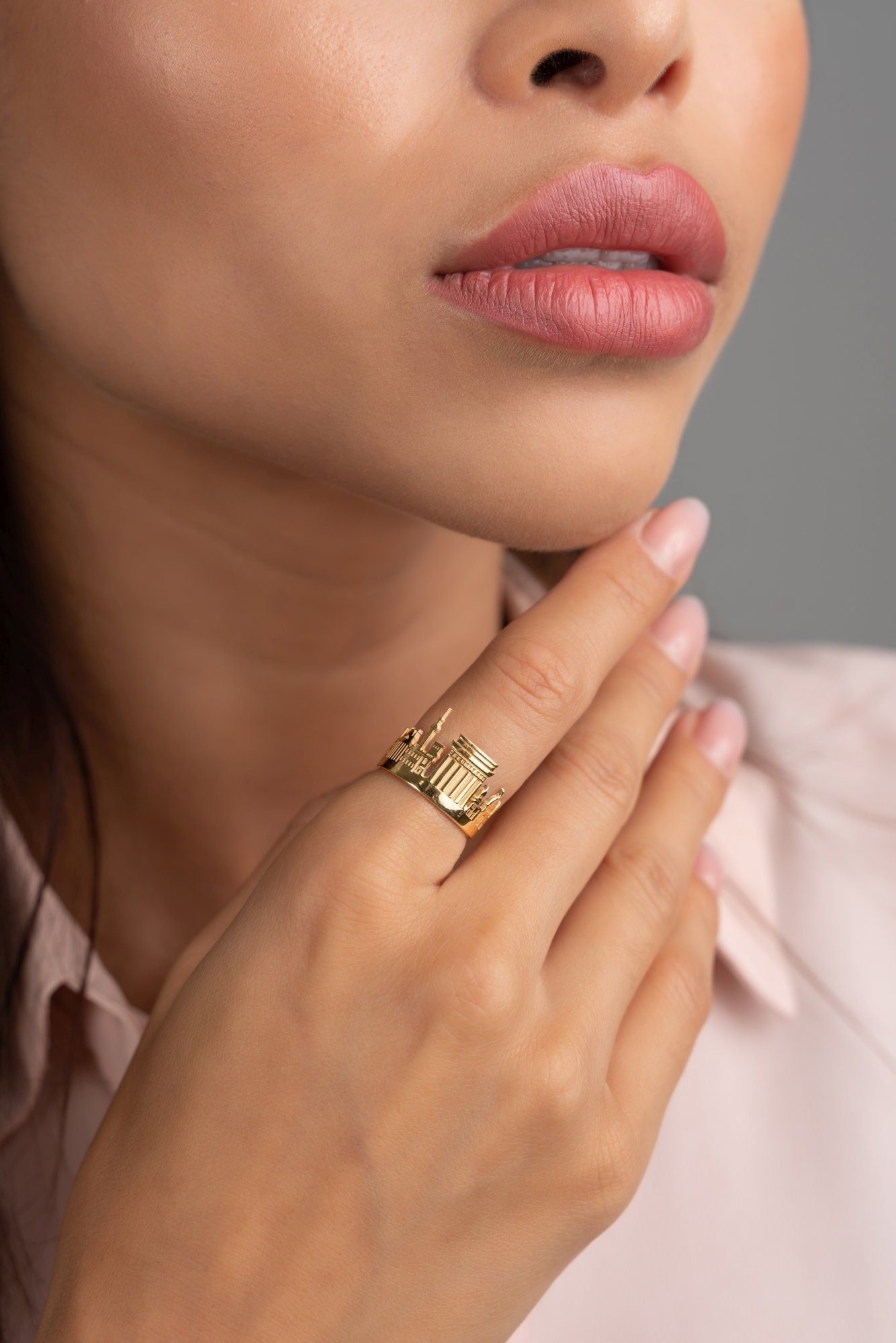 Custom City Ring • Cityscape Ring • Your Favorite City Skyline Ring ...