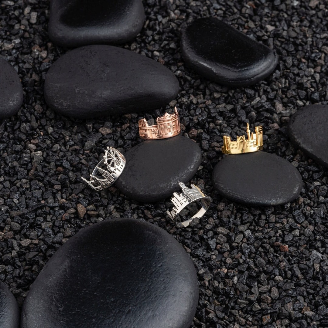 Custom City Ring • Cityscape Ring • Your Favorite City Skyline Ring ...