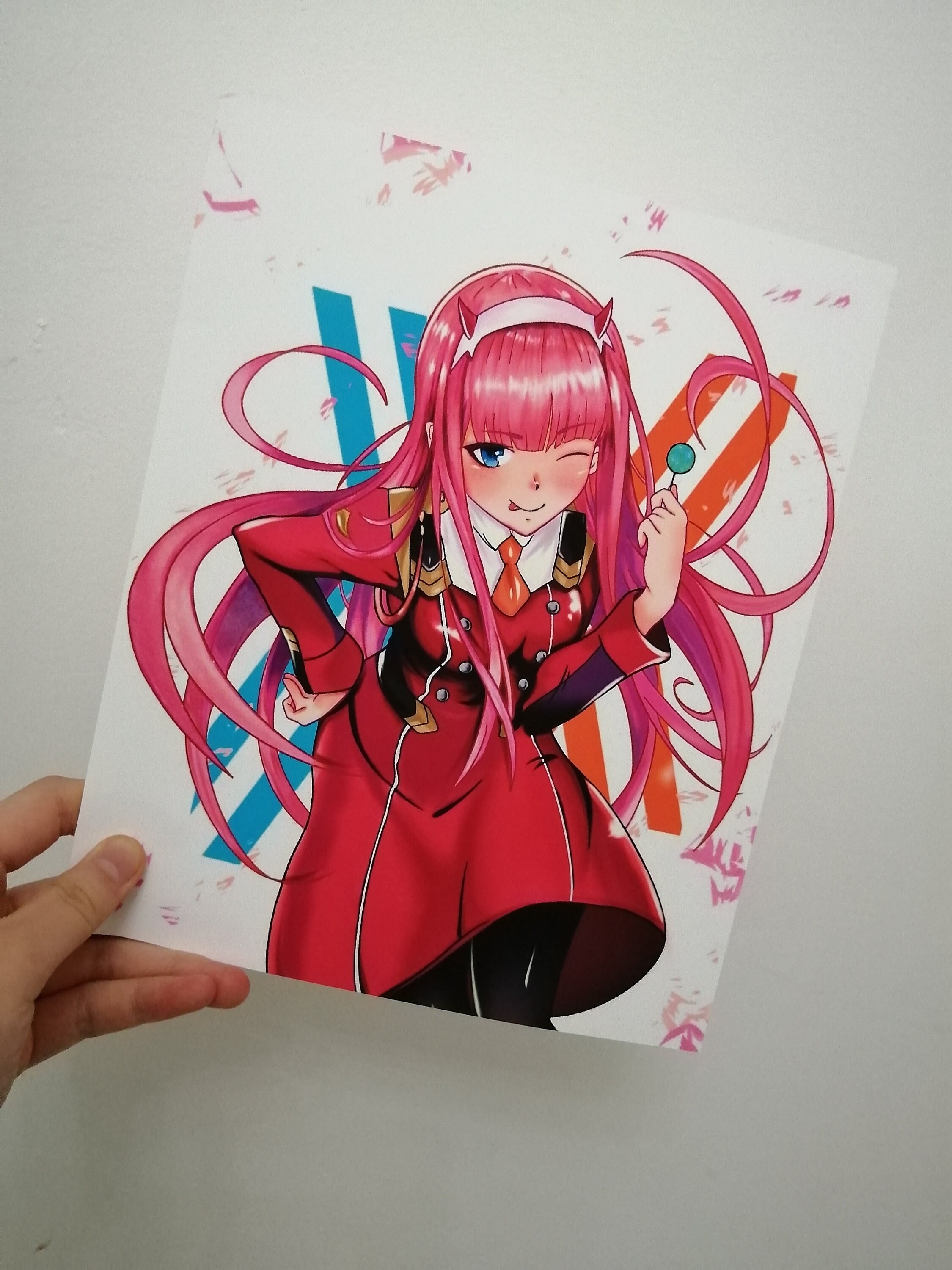 Zero Two Art Prints - Etsy