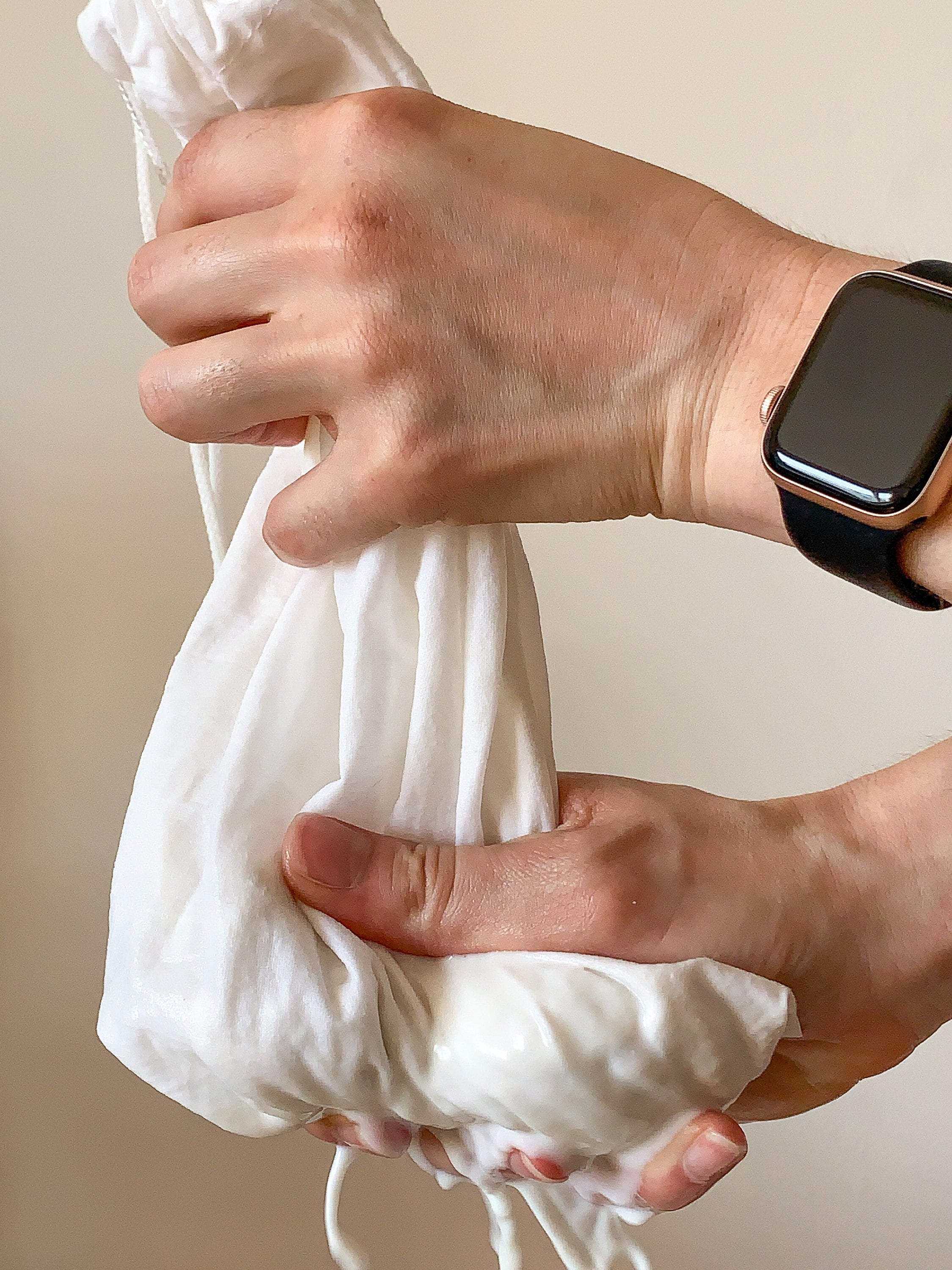 Nut Milk Bag - Cheese Cloth Bag. Organic Nut Milk Strainer. Cotton ...