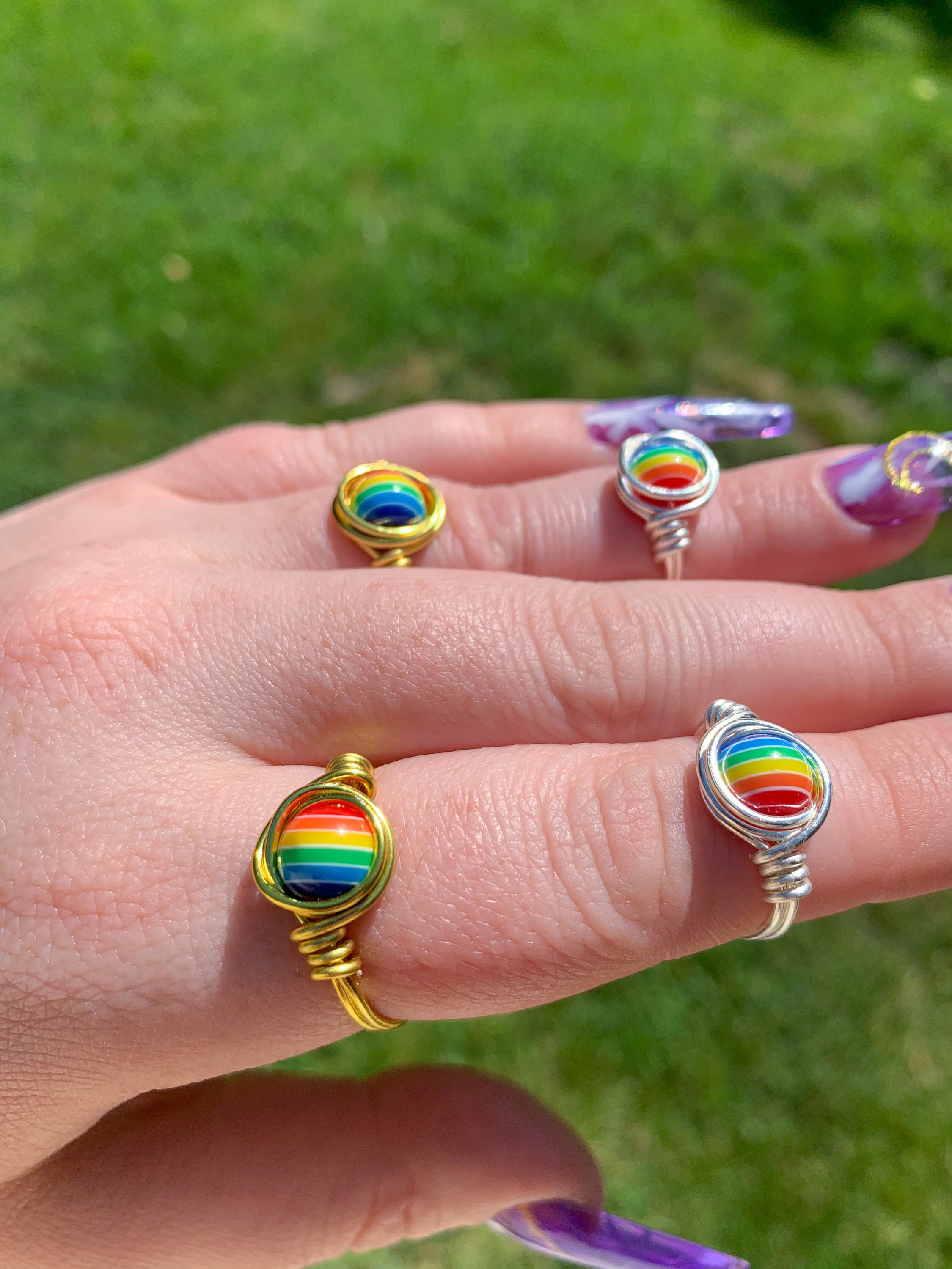 Pride Rings Pride Jewelry LGBTQIA Jewelry LGBTQ Jewelry | Etsy