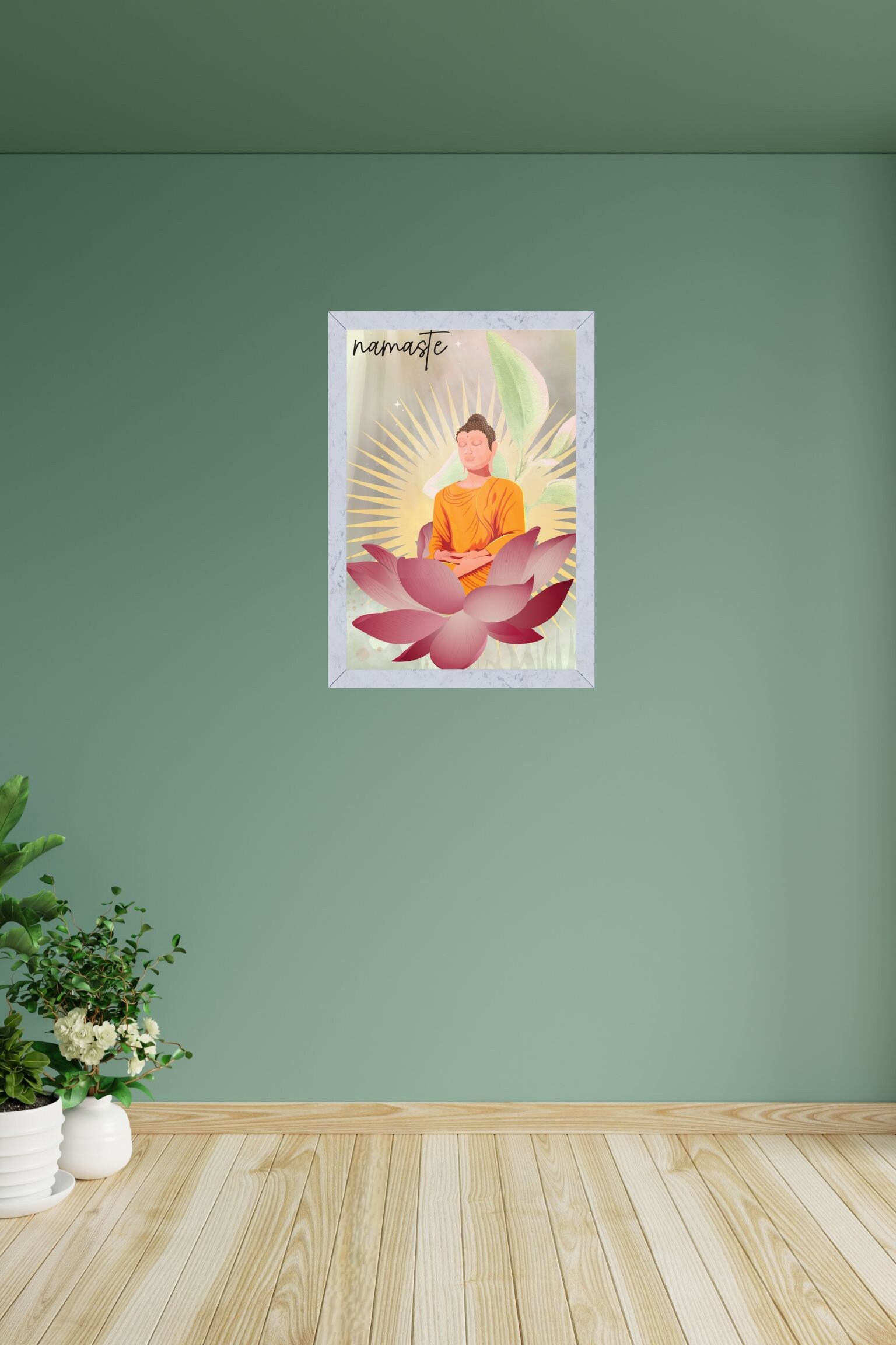 Buddha Meditation Poster Dharma Picture Nirvana Art Zen Art Meditation ...