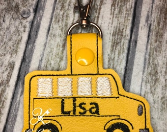School Bus Key Fob | Etsy