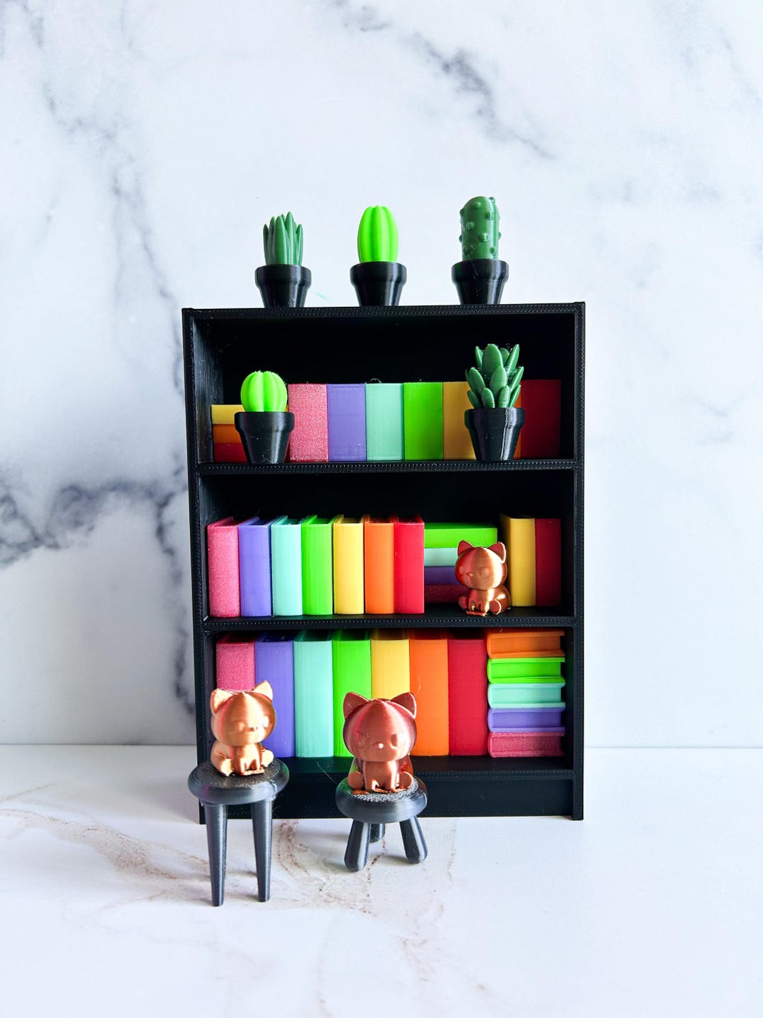 Miniature Rainbow Bookshelf ADHD Activity, Sensory Game, Coloring ...