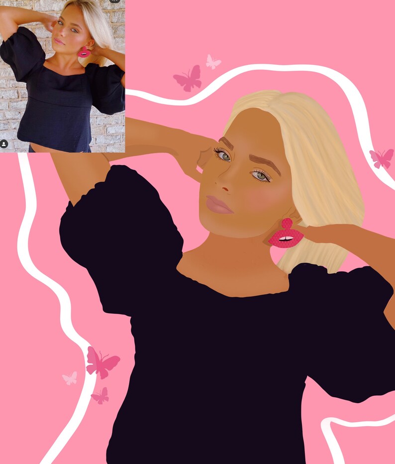Custom Digital Portrait - Etsy