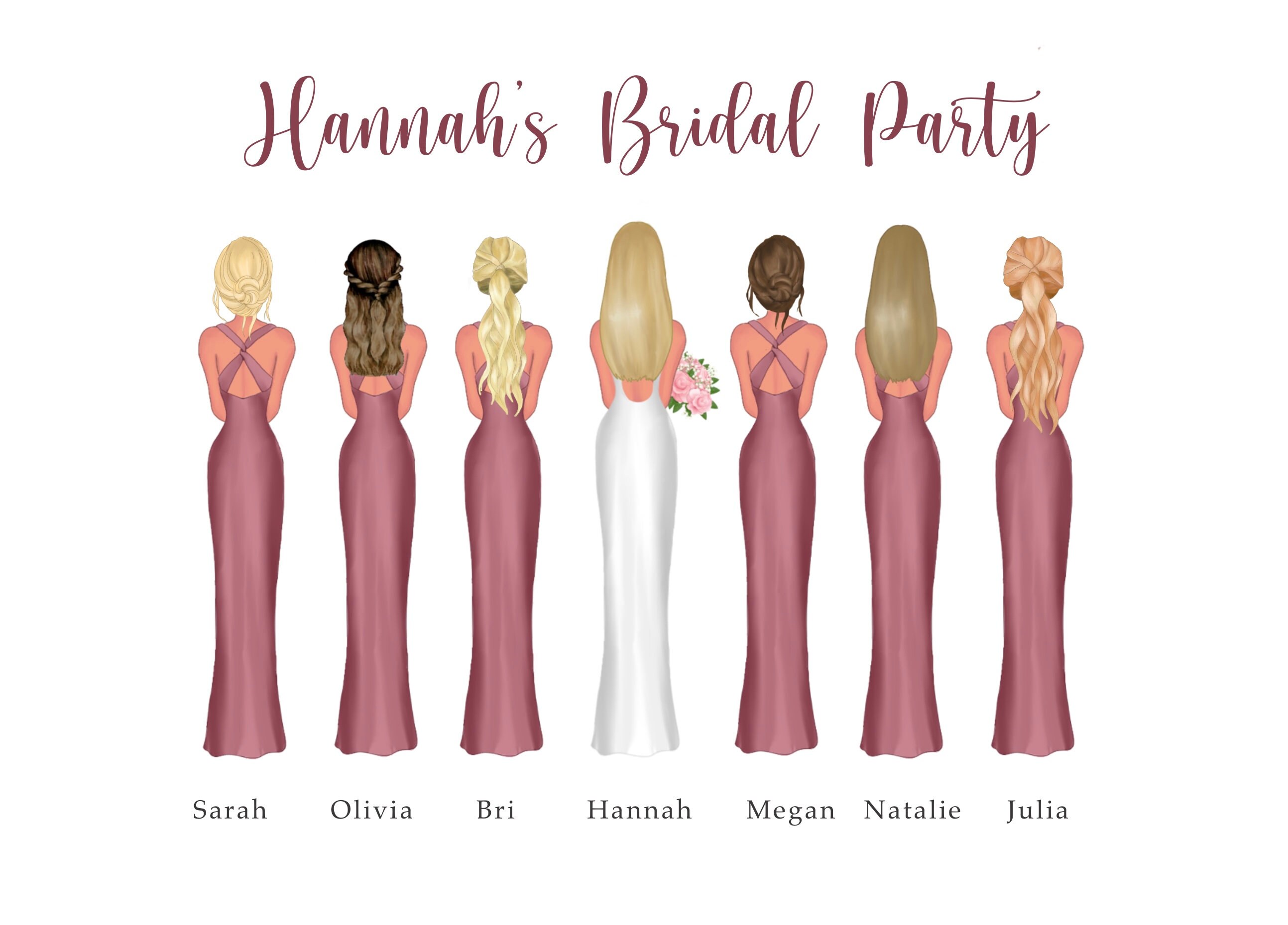 Customized Bridesmaid Proposal Card Print Printable | Etsy
