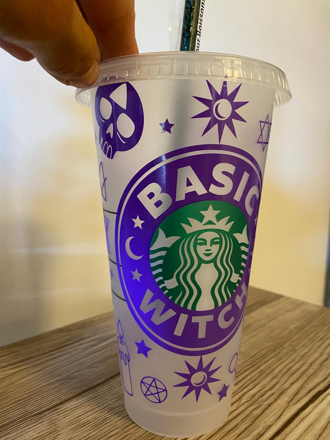 Personalized Starbucks Basic Witch Tumbler - Etsy