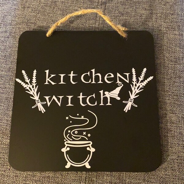 Kitchen Witch Sign - Etsy