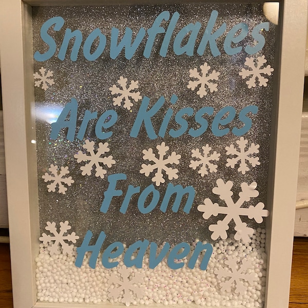 Snowflake Shadow Box - Etsy