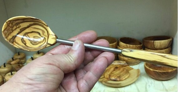 Olive Tree Wood Spoon | Etsy