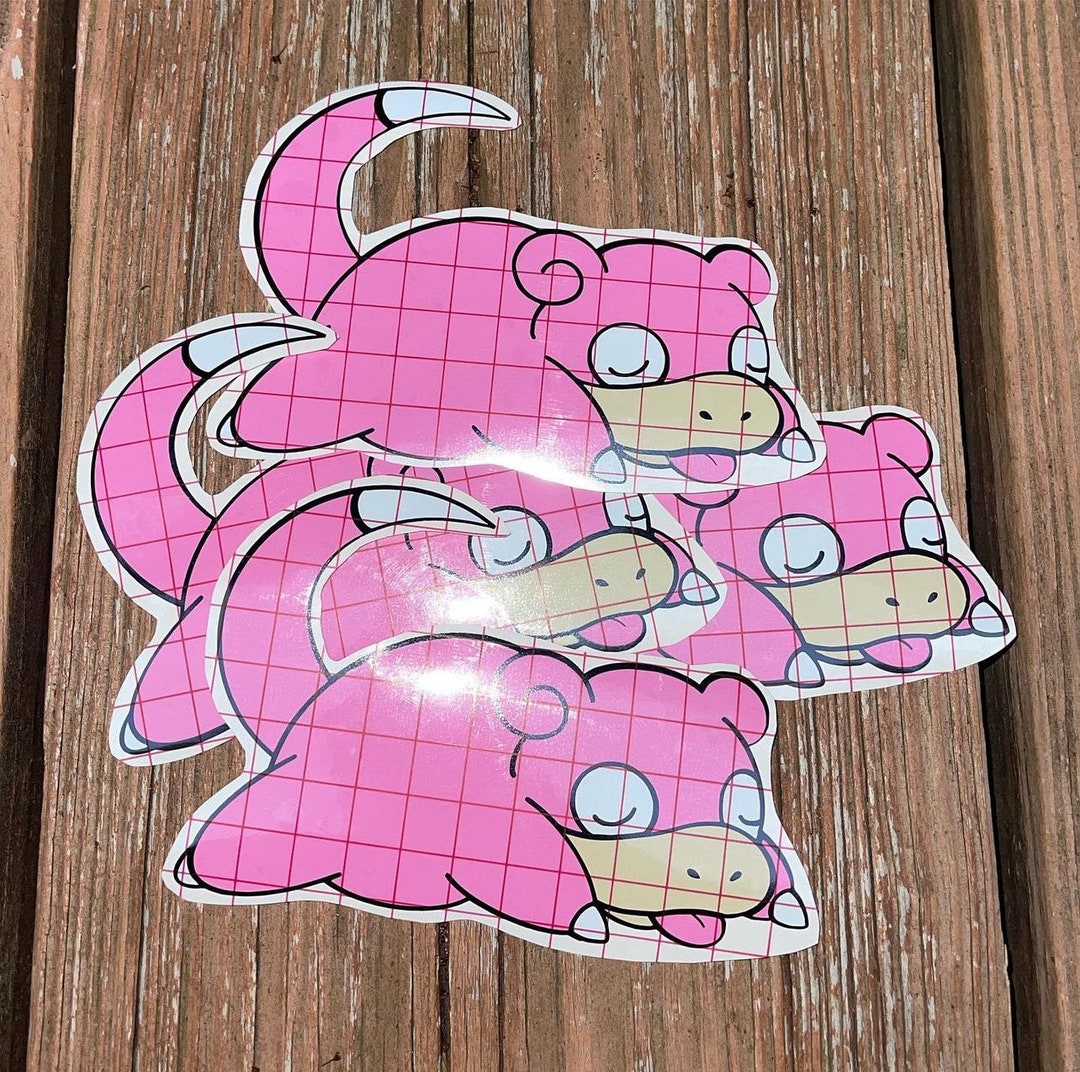 Sleepy Slowpoke Vinyl Decal - Etsy