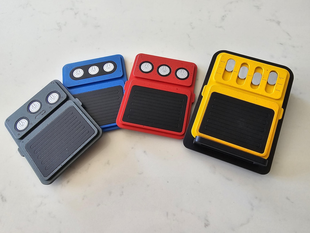 Guitar Pedal Coasters With Pedalboard Holder | Music Gift | Effects ...