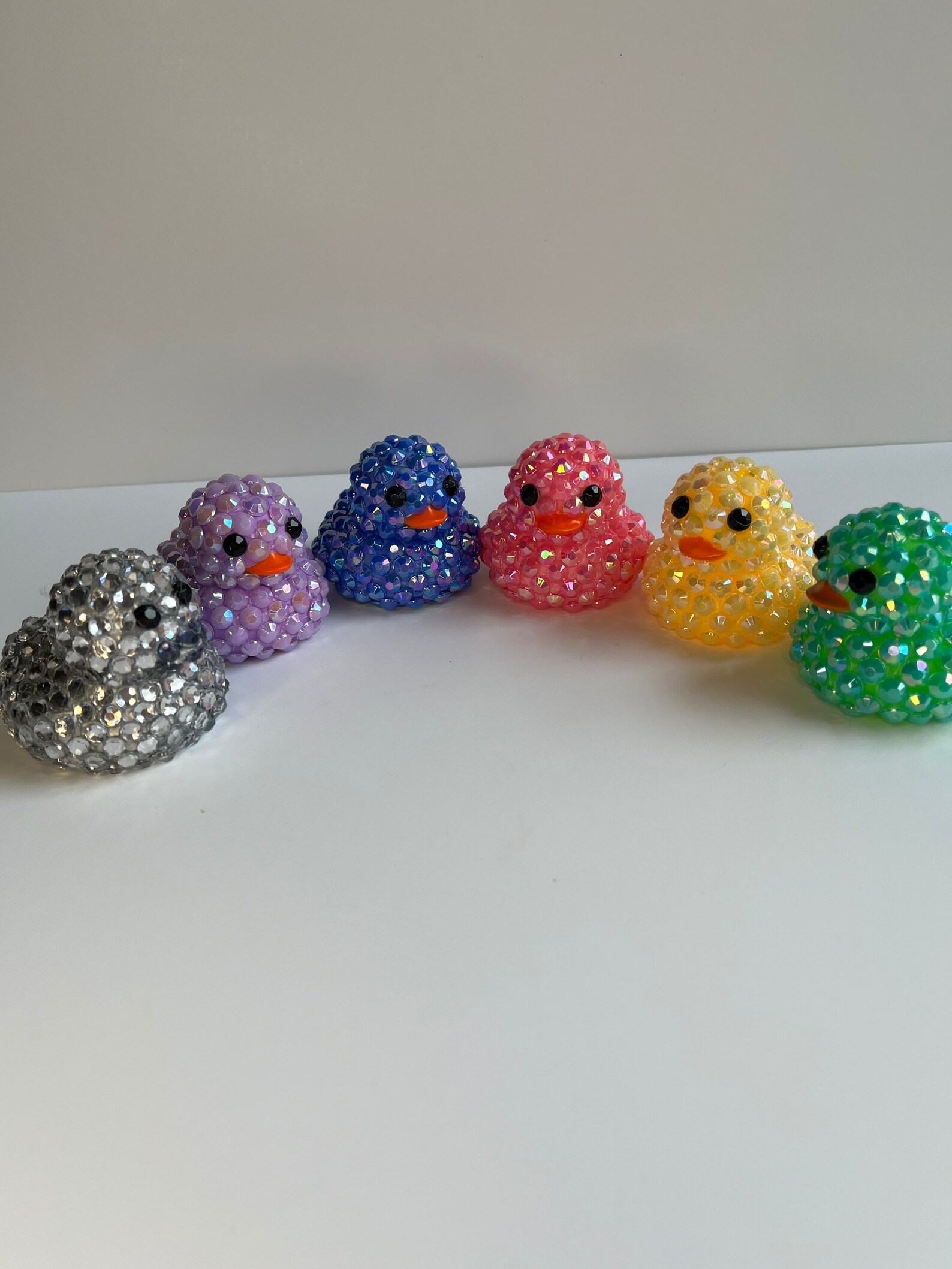 RHINESTONE Blue RUBBER DUCKY Baby Shower Gift Sparkly Duck | Etsy