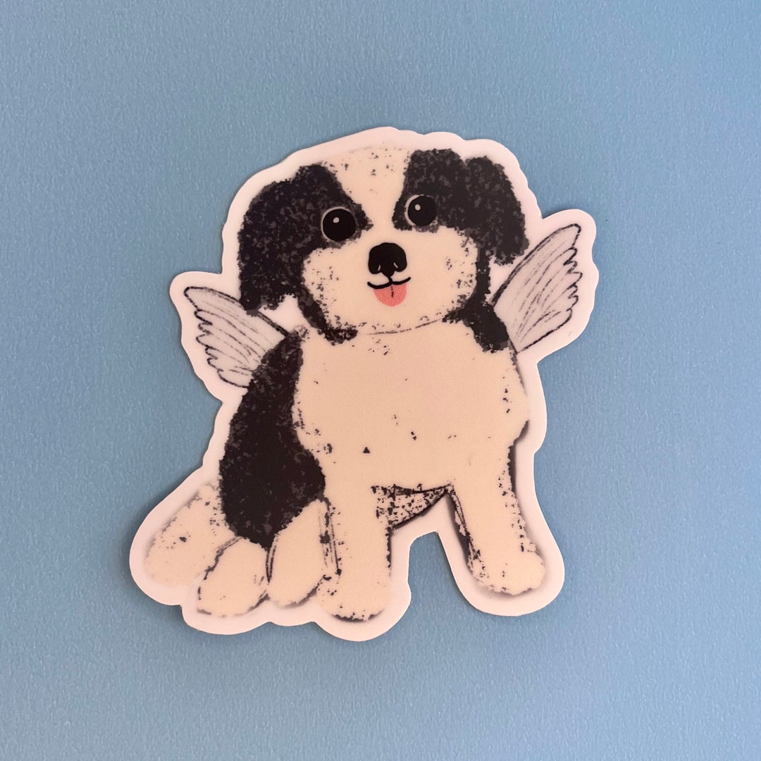 Angel Shih Tzu Vinyl Sticker – Pet Memorial Gift - Etsy