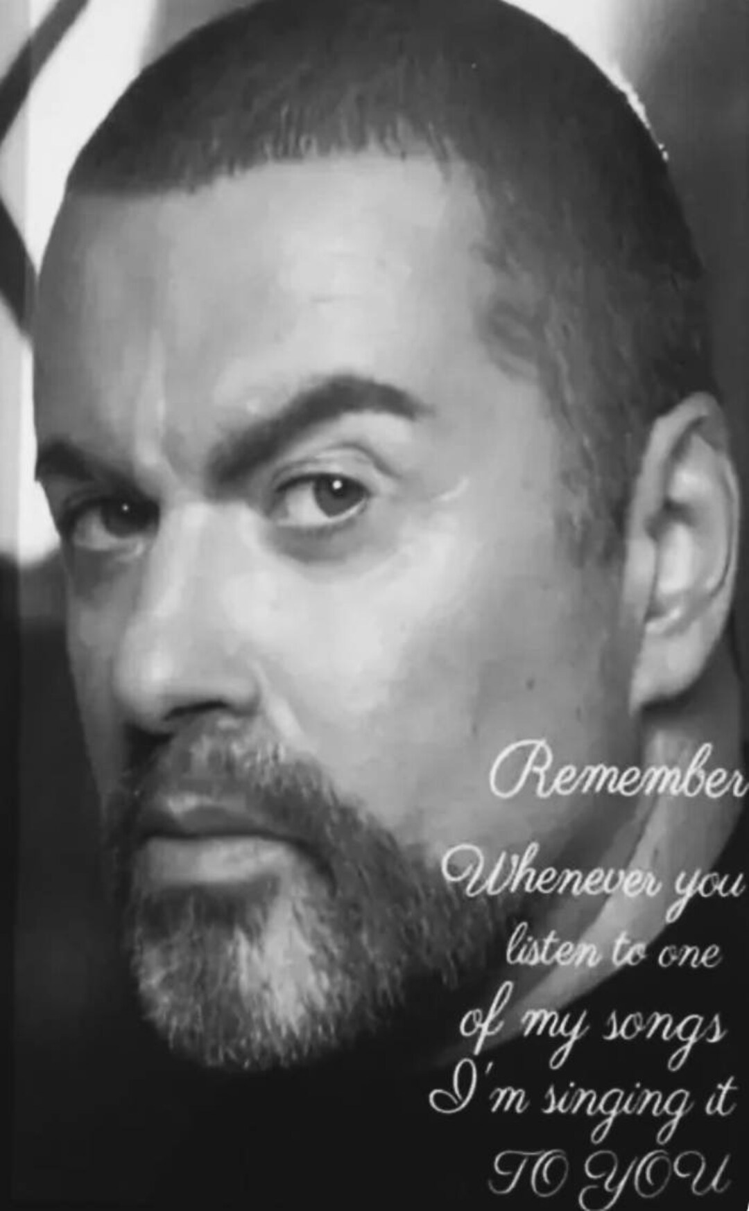 George Michael Extra Large Quotation Magnet, George Michael Gifts ...