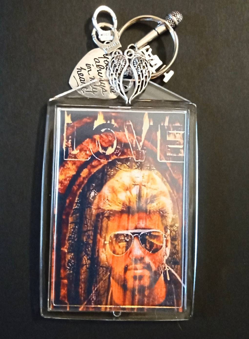 George Michael Extra Large Keyring/keychain, Double Sided, George ...