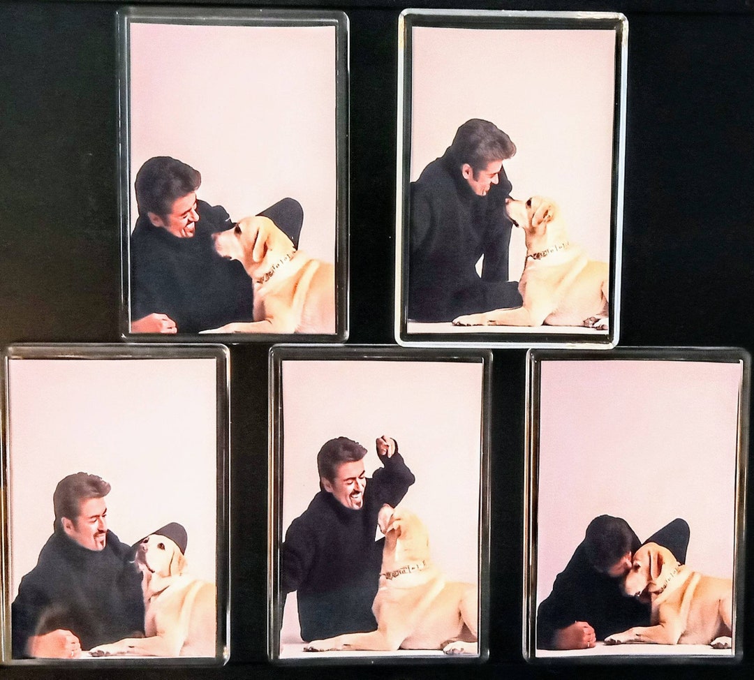 George Michael Extra Large Magnets, Set of 5, George Michael Gifts ...