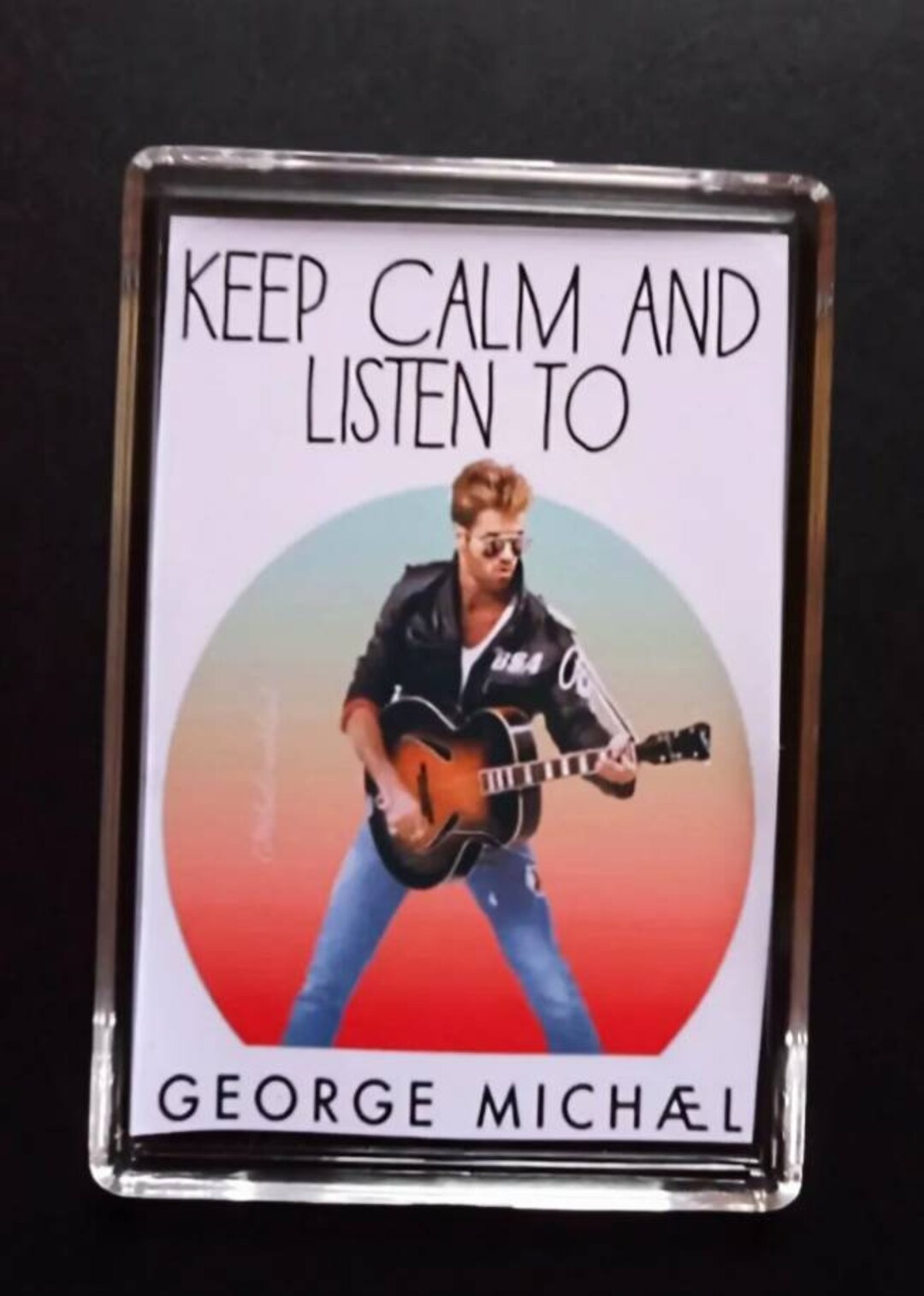 George Michael Extra Large Magnet/faith Image/george Michael Gifts ...