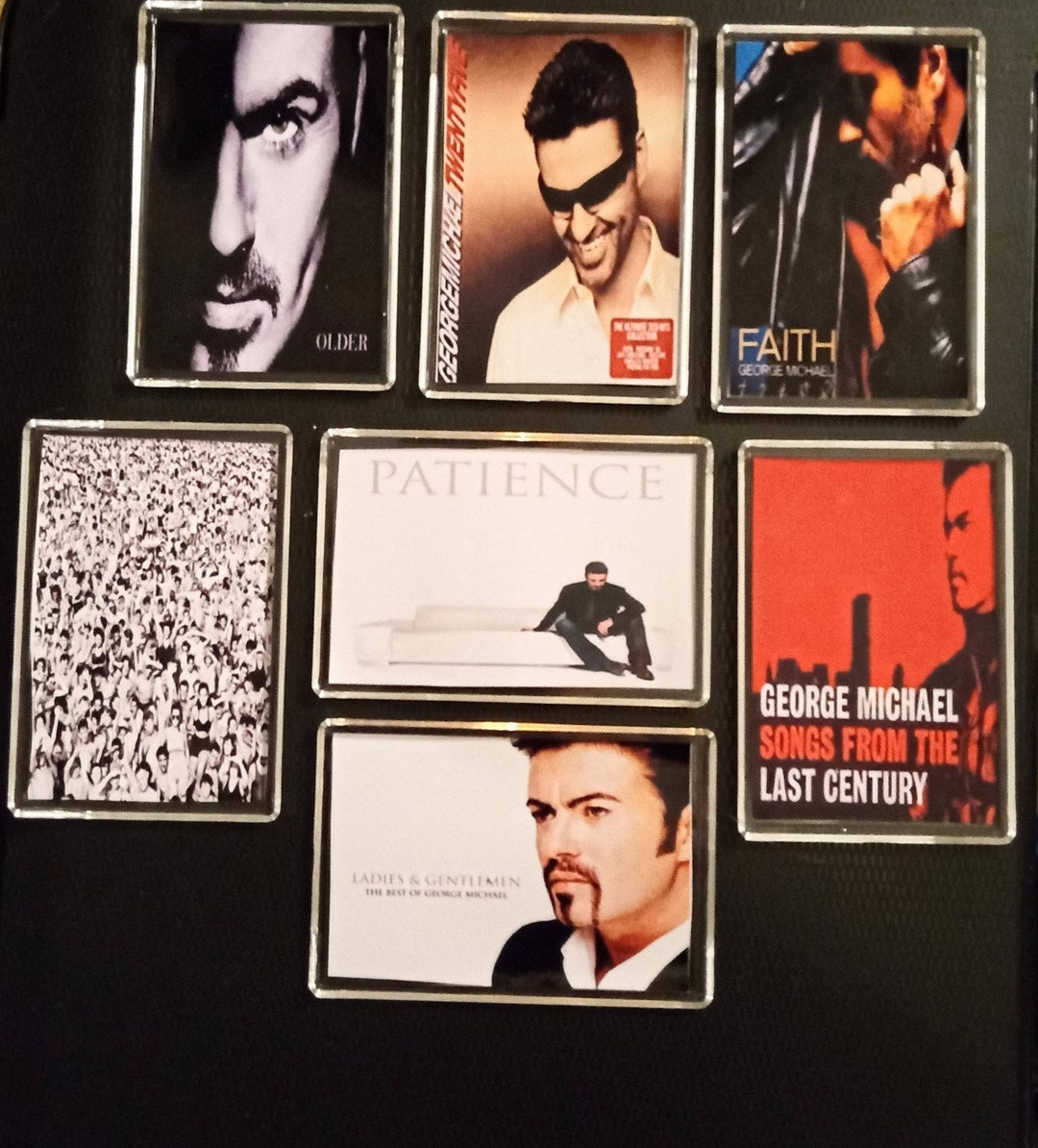 George Michael Fridge Magnet Gift Set, Album Covers, George Michael ...