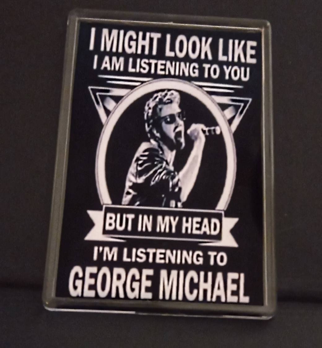 George Michael Trio of Extra Large Magnets, George Michael Gifts ...