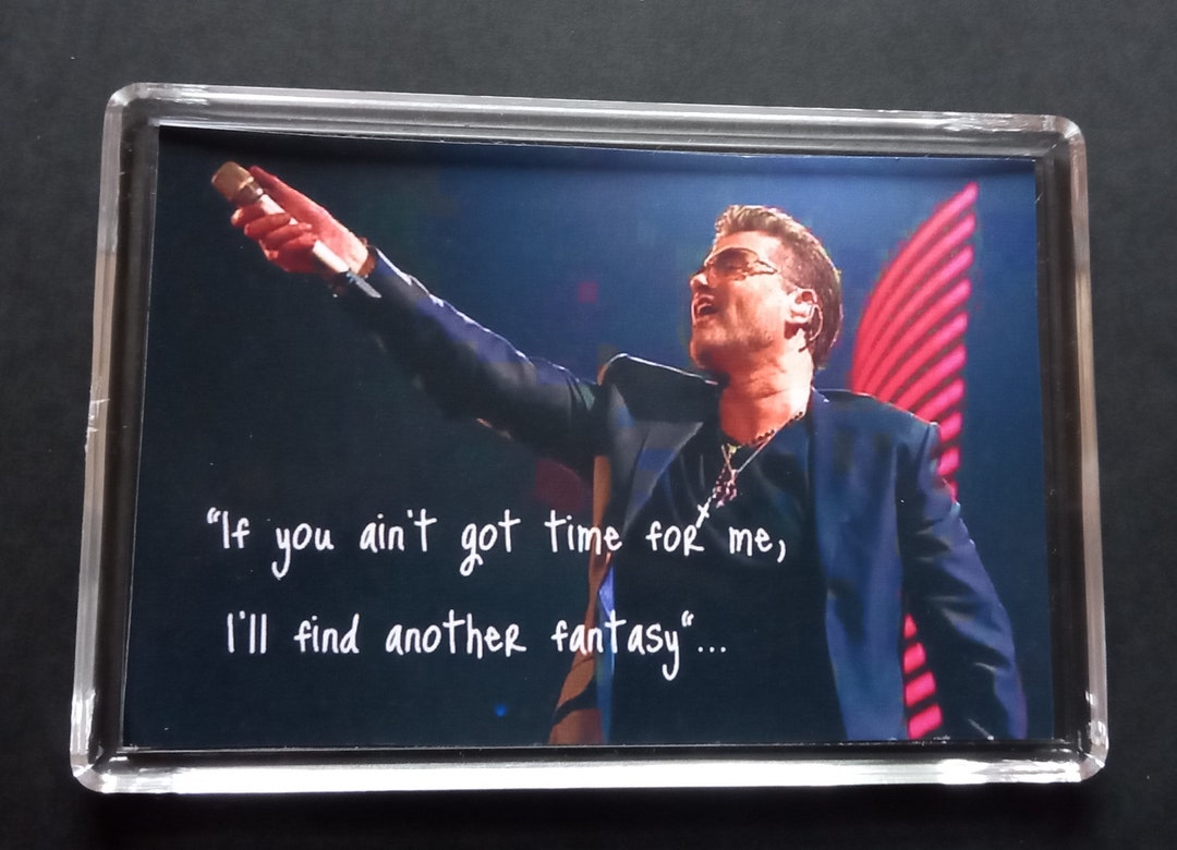 George Michael Extra Large Fridge Magnet, George Michael Gifts, George ...