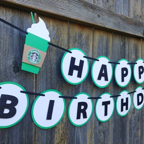 Starbucks Birthday Party - Etsy