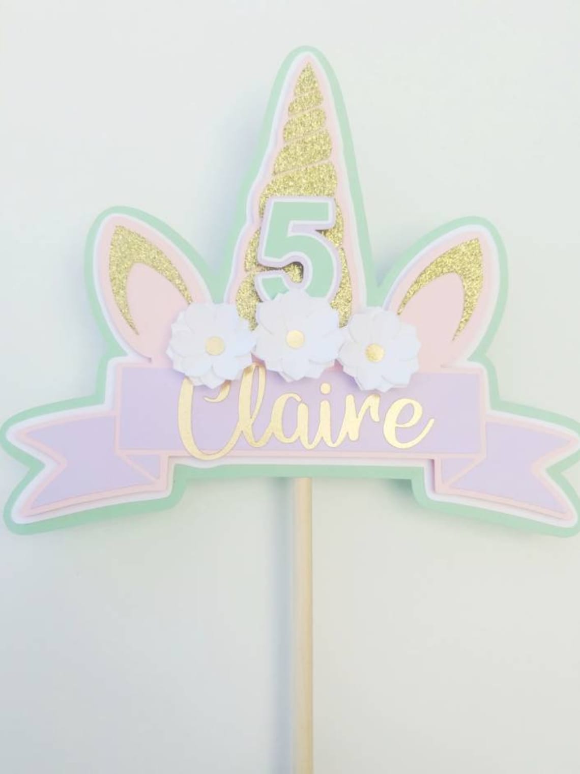 Magical Unicorn Cake Topper - Etsy