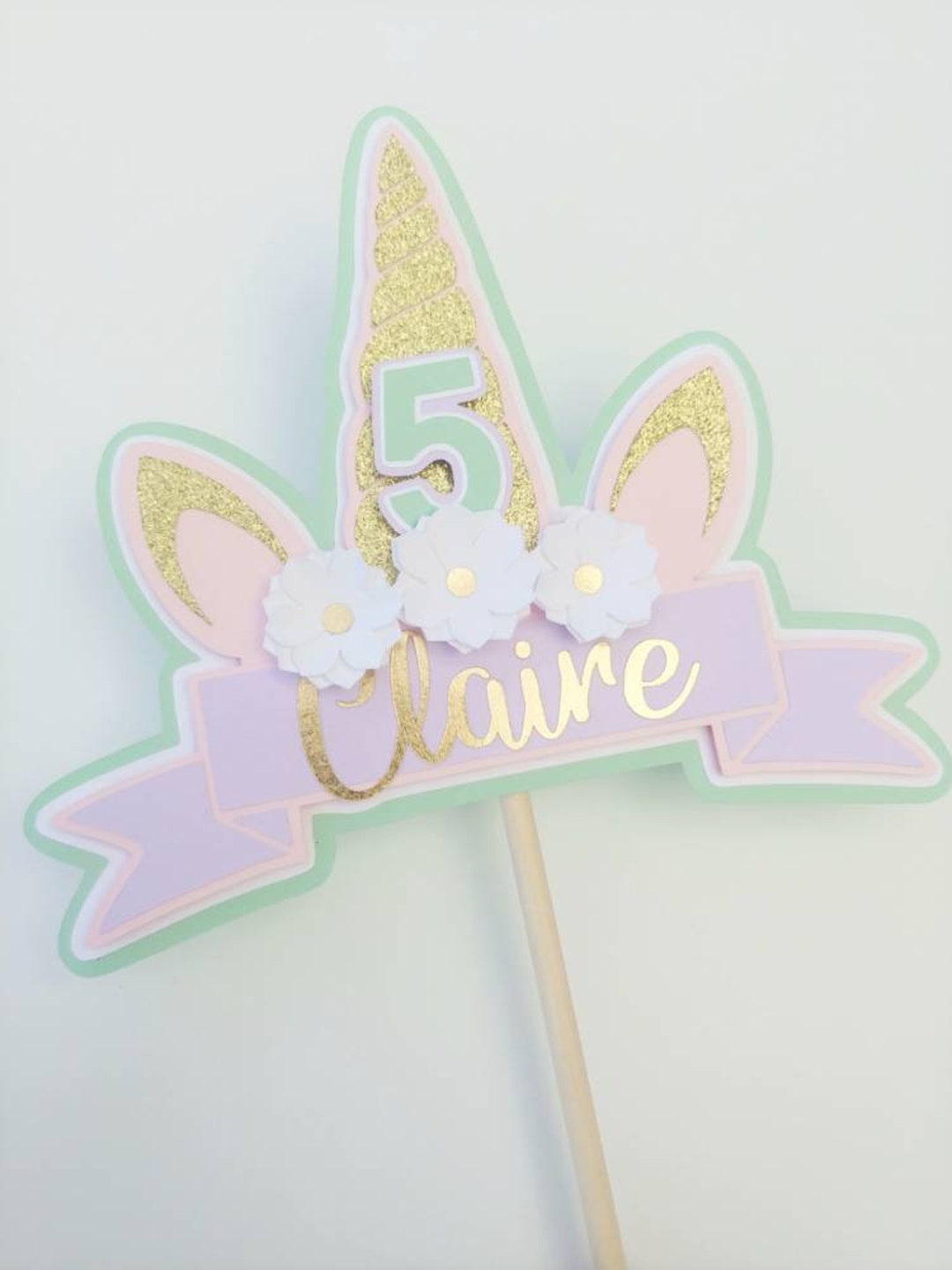 Magical Unicorn Cake Topper - Etsy