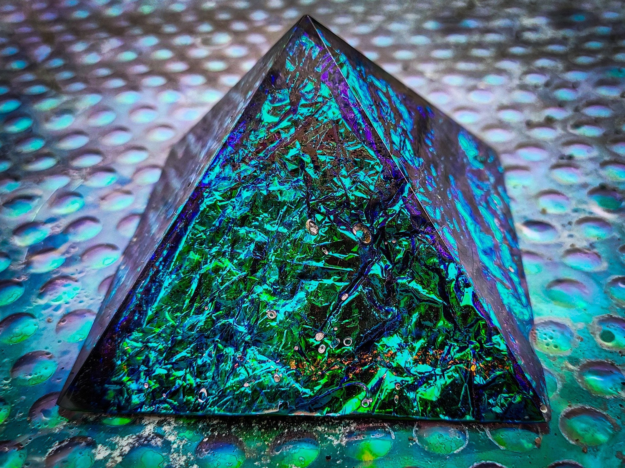 Strong Orgonite Pyramid Eco Friendly - Etsy