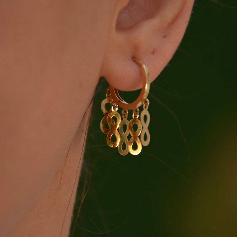 Infinity Earring - Etsy