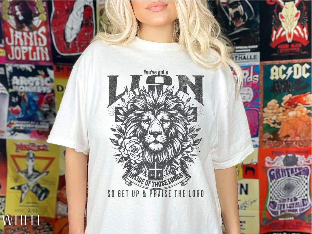 Christian Rock T Shirt Gratitude Vintage Lion Christian Boutique You've ...