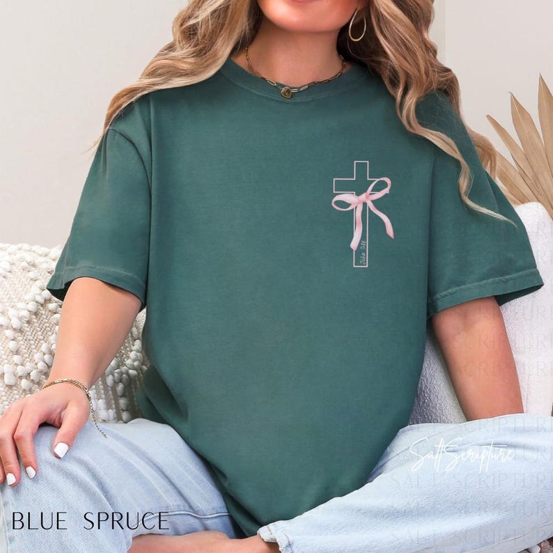 Girly Christian Shirts, Jesus Tshirt With Back Design, Faithshirt, Pink ...