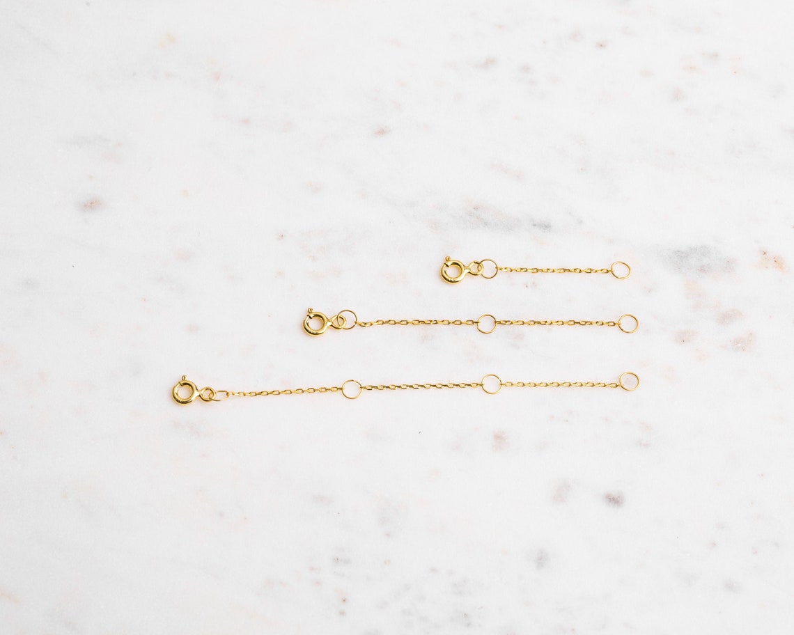 Adjustable Bracelet/necklace Extender: 14K, Silver, Rose Gold - Etsy
