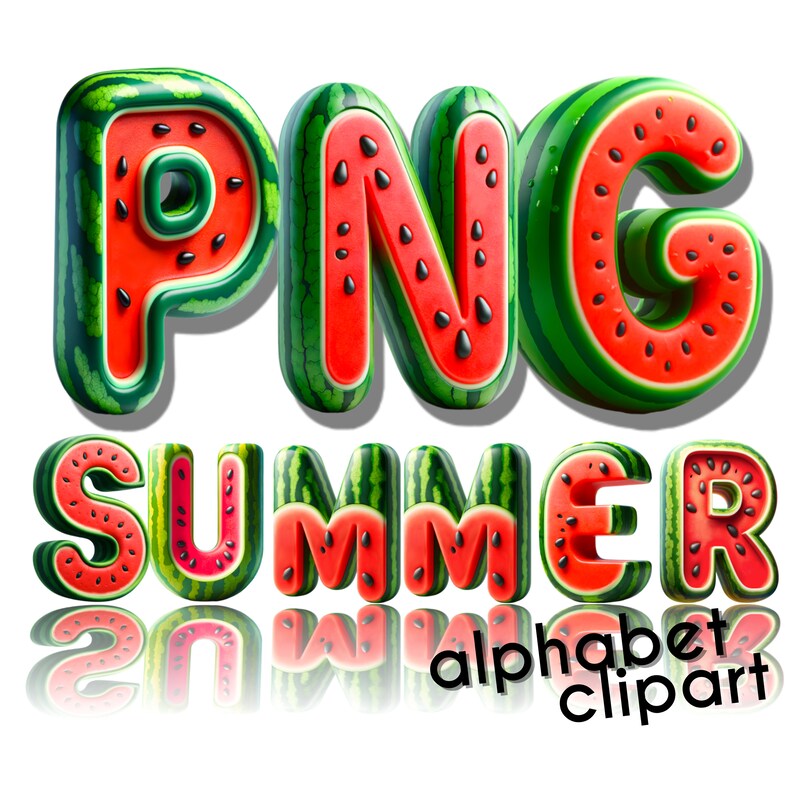 Watermelon Clip Art - Etsy
