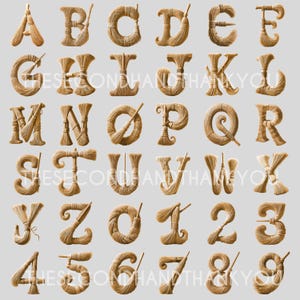 Witches Broom Clipart PNG Font | Halloween Alphabet Doodle Clip Art ...