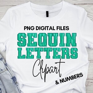 Turquoise Sequin Alphabet PNG ABC Alpha - Team Sports Glitter Letters ...