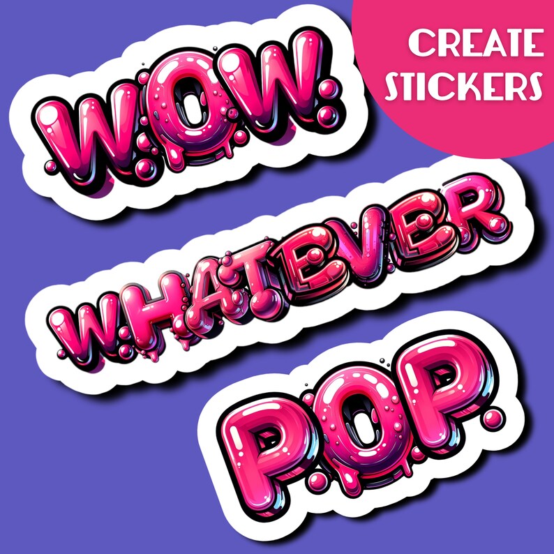 Graffiti Font Bundle - 3D PNG Alphabet, Bubble Letters, Doodle Font ...