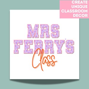 Pink Varsity Block Letters, Flower Alphabet Clipart PNG Font, Cute ...