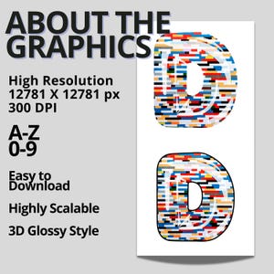 Building Block Alphabet PNG - Colorful 3D Letters Numbers Clipart ...