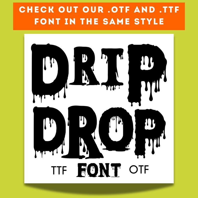 Slime Alphabet Font Clipart | Halloween Letters and Numbers | Dripping ...