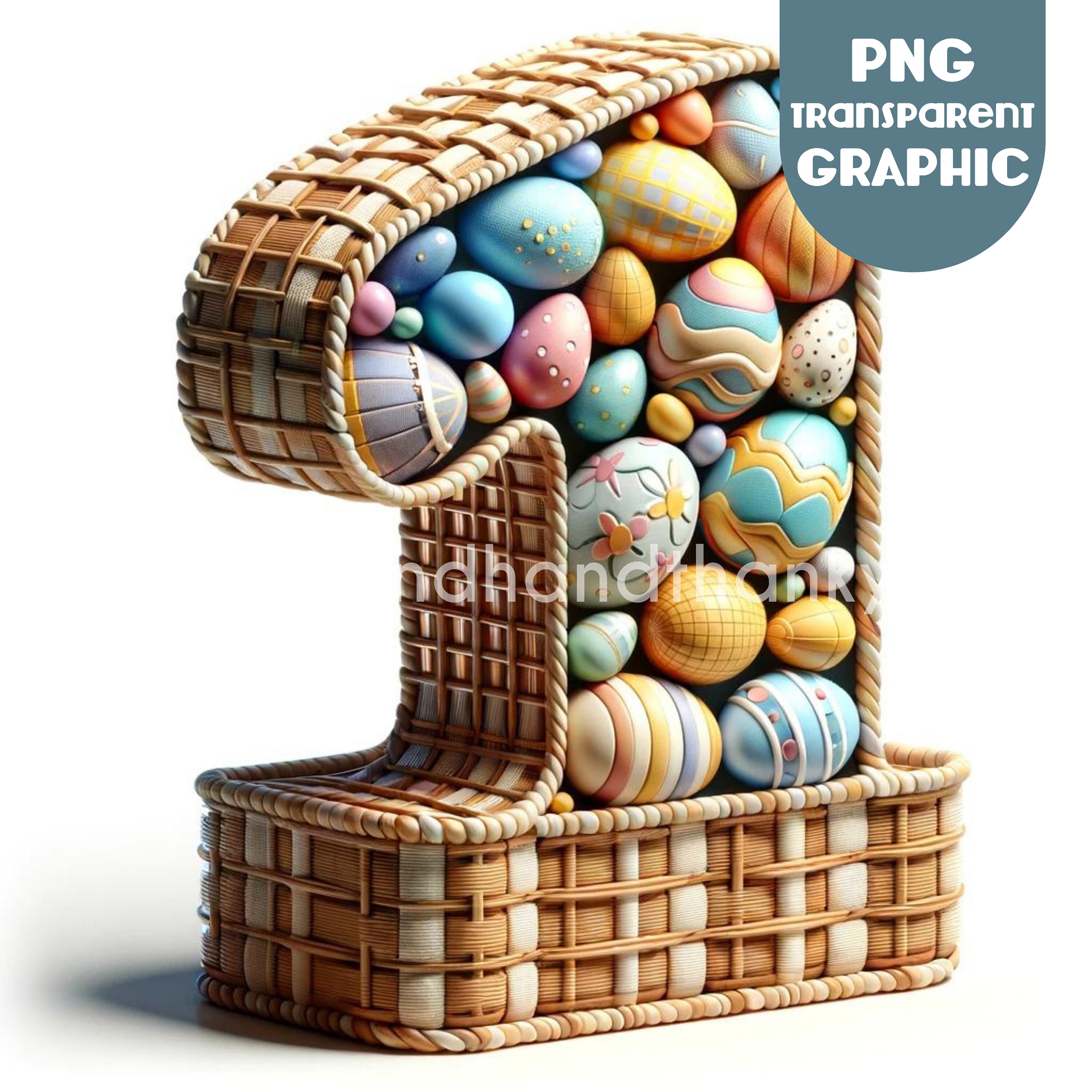 Easter Alphabet Clipart, Easter Font, Easter Basket Clipart, Doodle ...