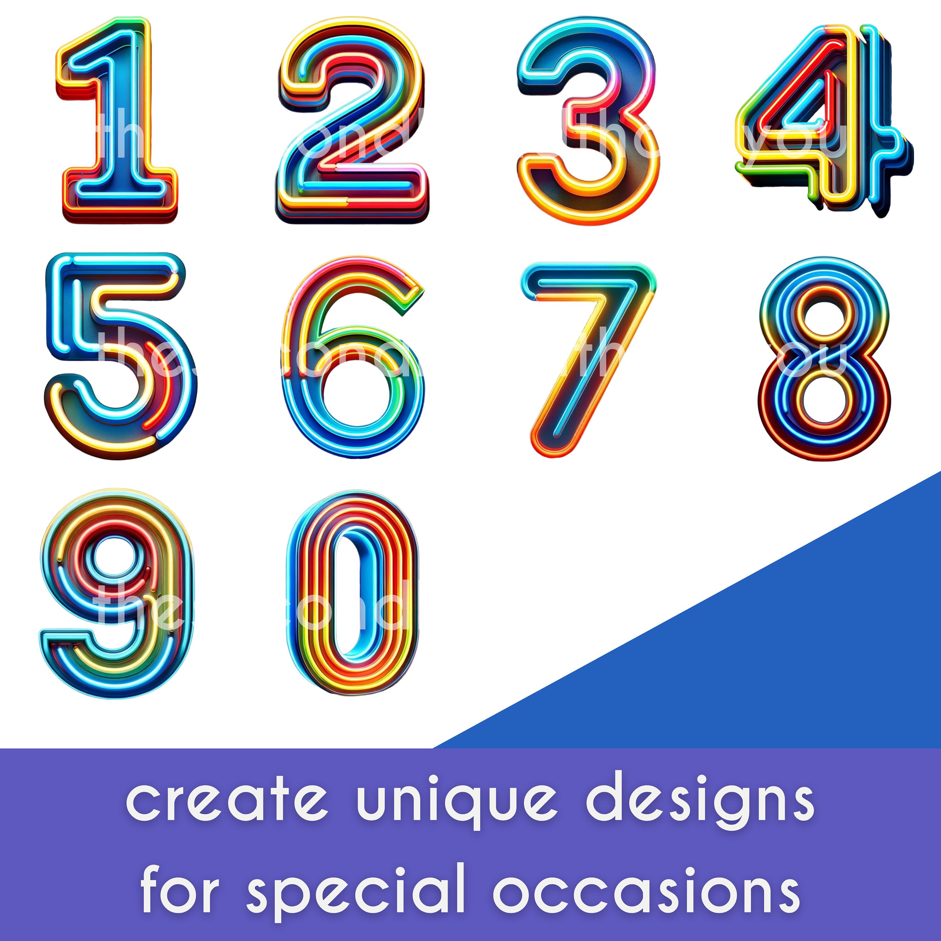 Neon Letters, Doodle Letters, Doodle Font, 3D PNG Neon Letters ...