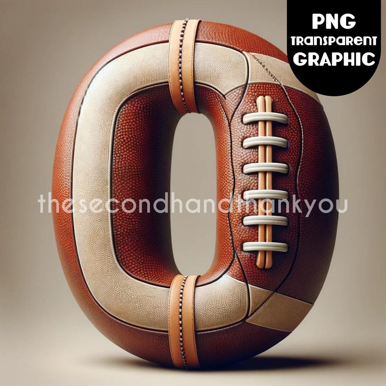 Football Alphabet, Football Clipart, Football PNG, Football Font ...