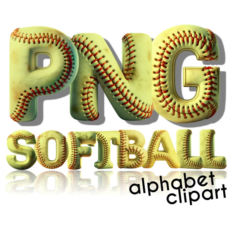 Softball Letters - Etsy