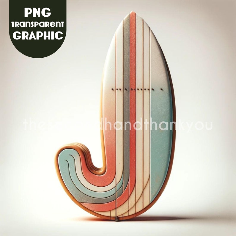Surfboard Alphabet, 3D Font, Surfer Clipart, Doodle Letters ...
